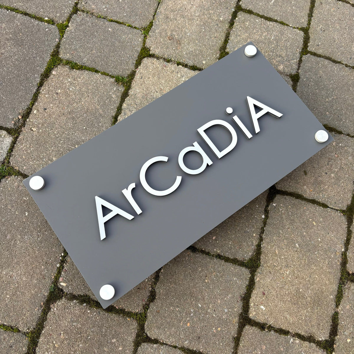 Anthracite Grey House Signs - Can you match my house sign to Ral 7016 ...