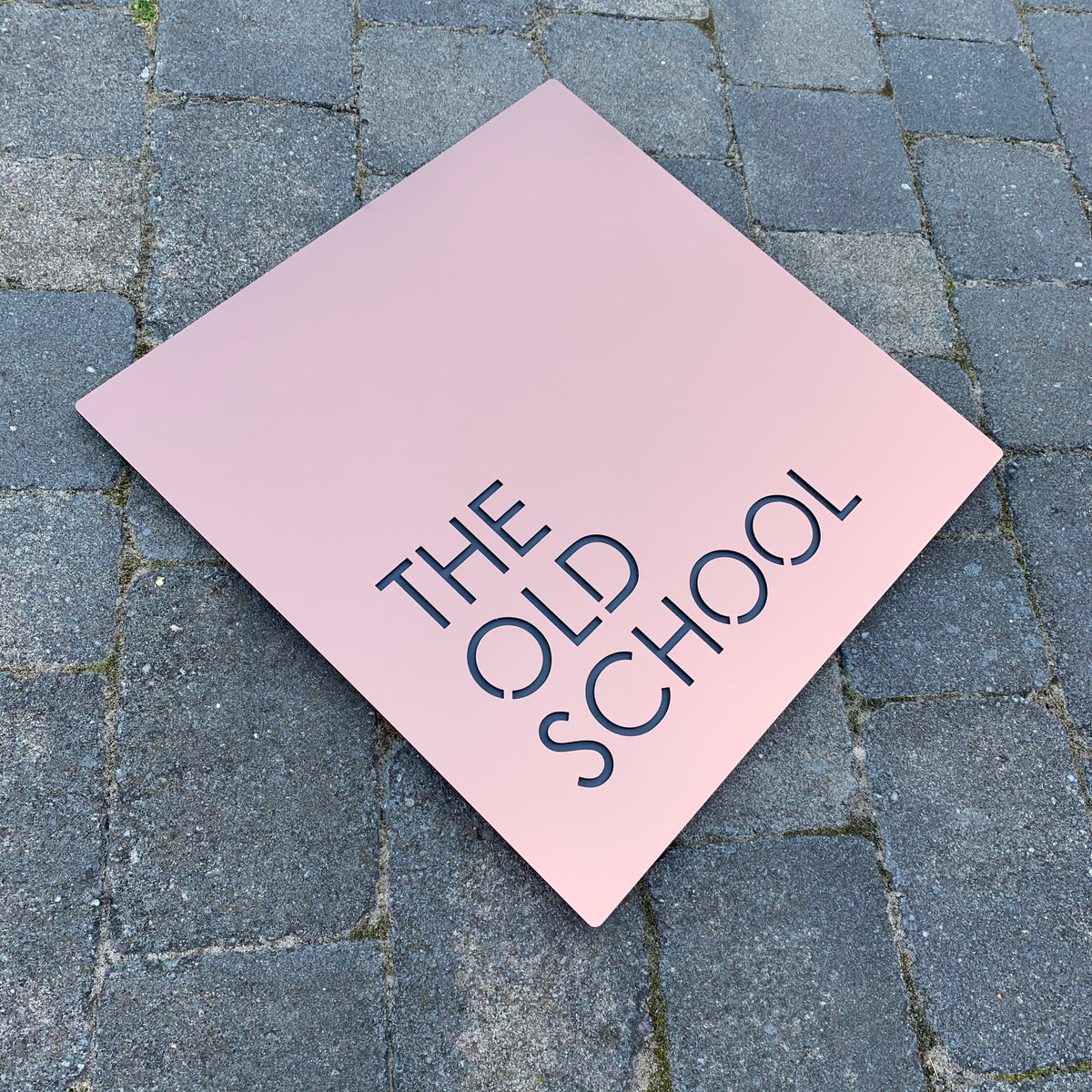 Extra Large Modern House Name or Address Sign 40 cm x 40 cm – Kreativ ...